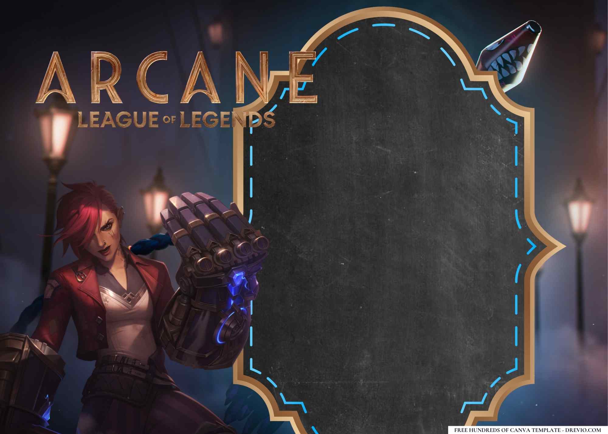 20+ Arcane League Of Legends Birthday Invitation Templates