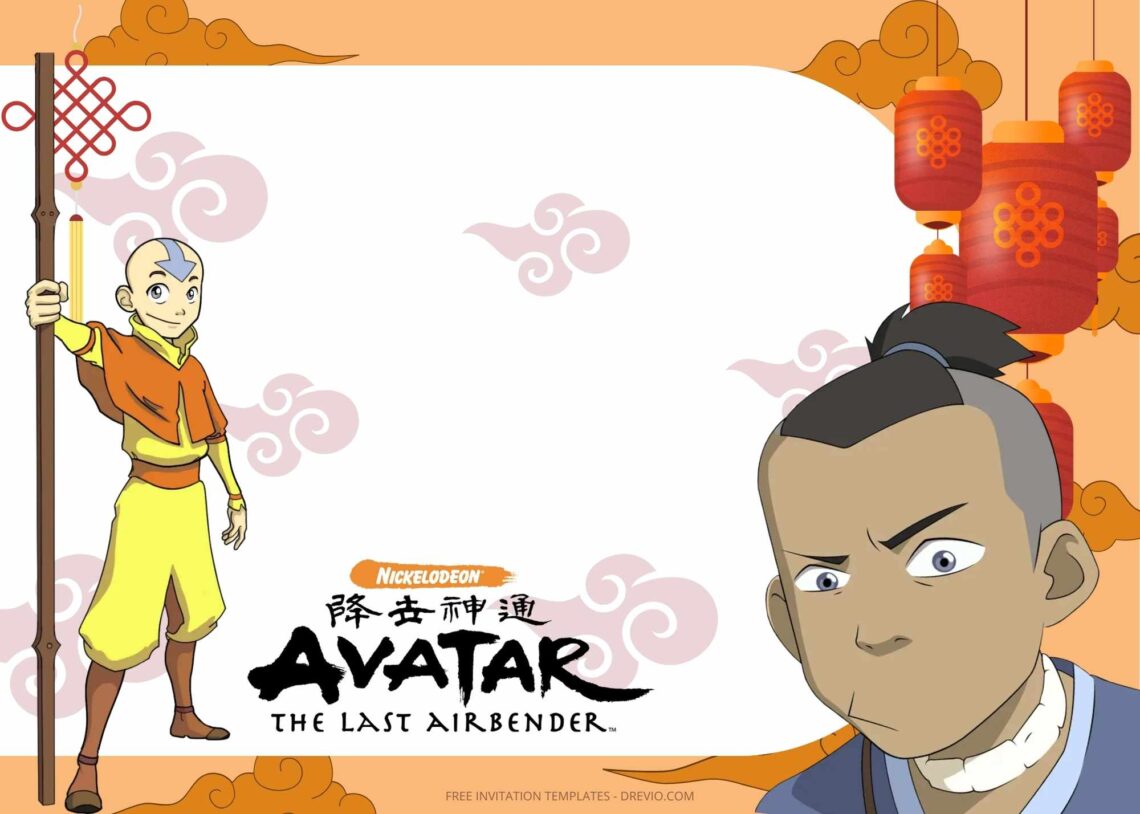 FREE 8+ Avatar The Last Airbender Birthday Invitation