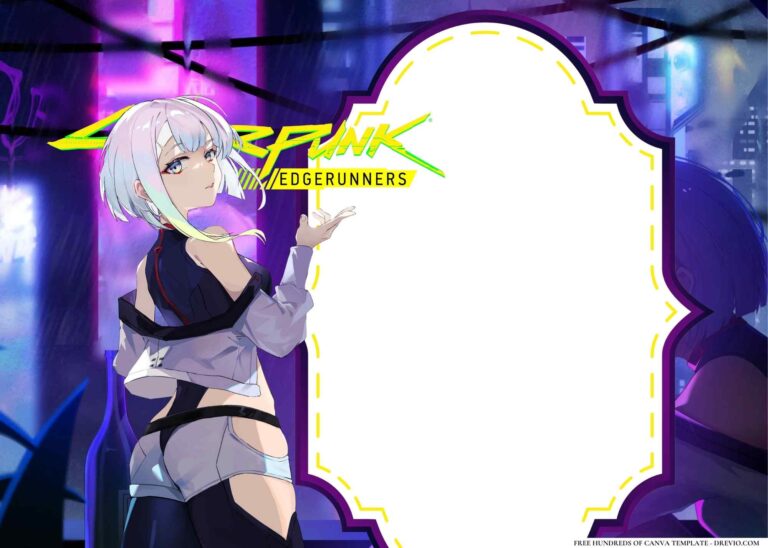20+ Cyberpunk Edgerunners Birthday Invitation Templates