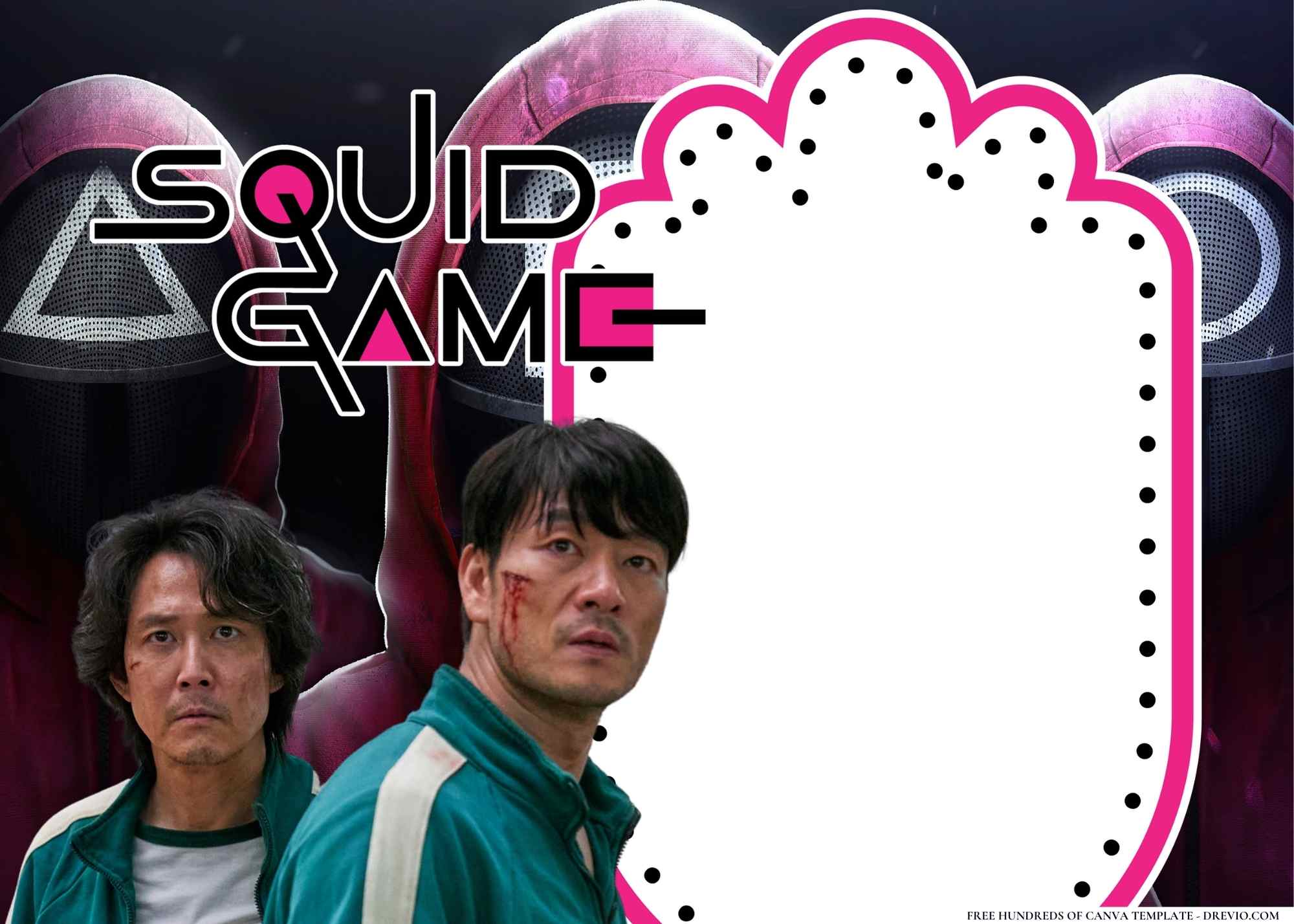 22+ Squid Game Birthday Invitation Templates