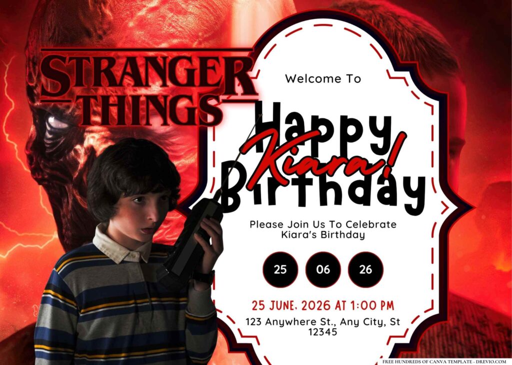 Stranger Things Planning: FREE Template Planner & Canva Invitations