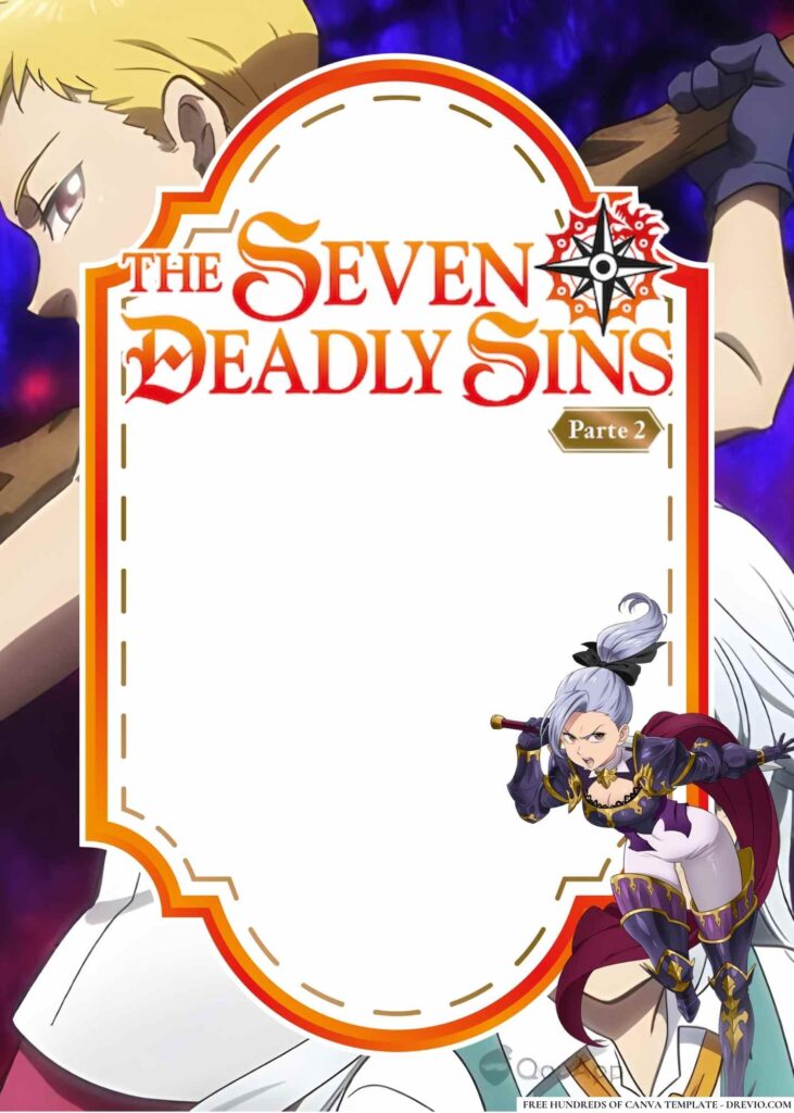 18+ The Seven Deadly Sins Birthday Invitation Templates