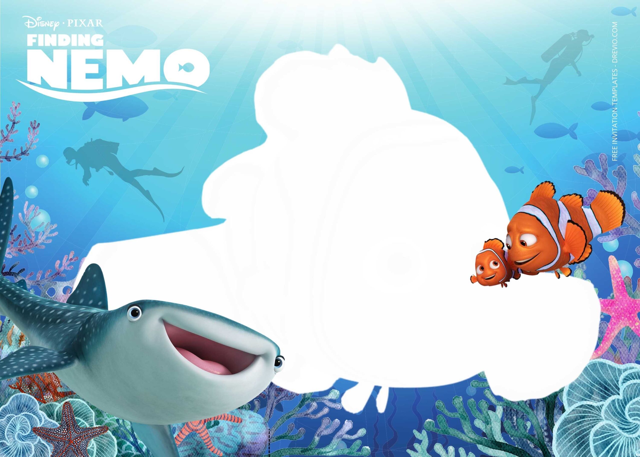 FREE 8+ Underwater Finding Nemo Birthday Invitation Templates