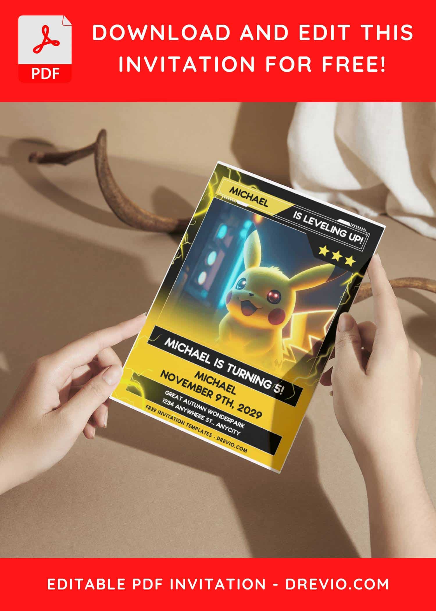 Quick Steps to Craft Pikachu Invitations: Unforgettable Parties