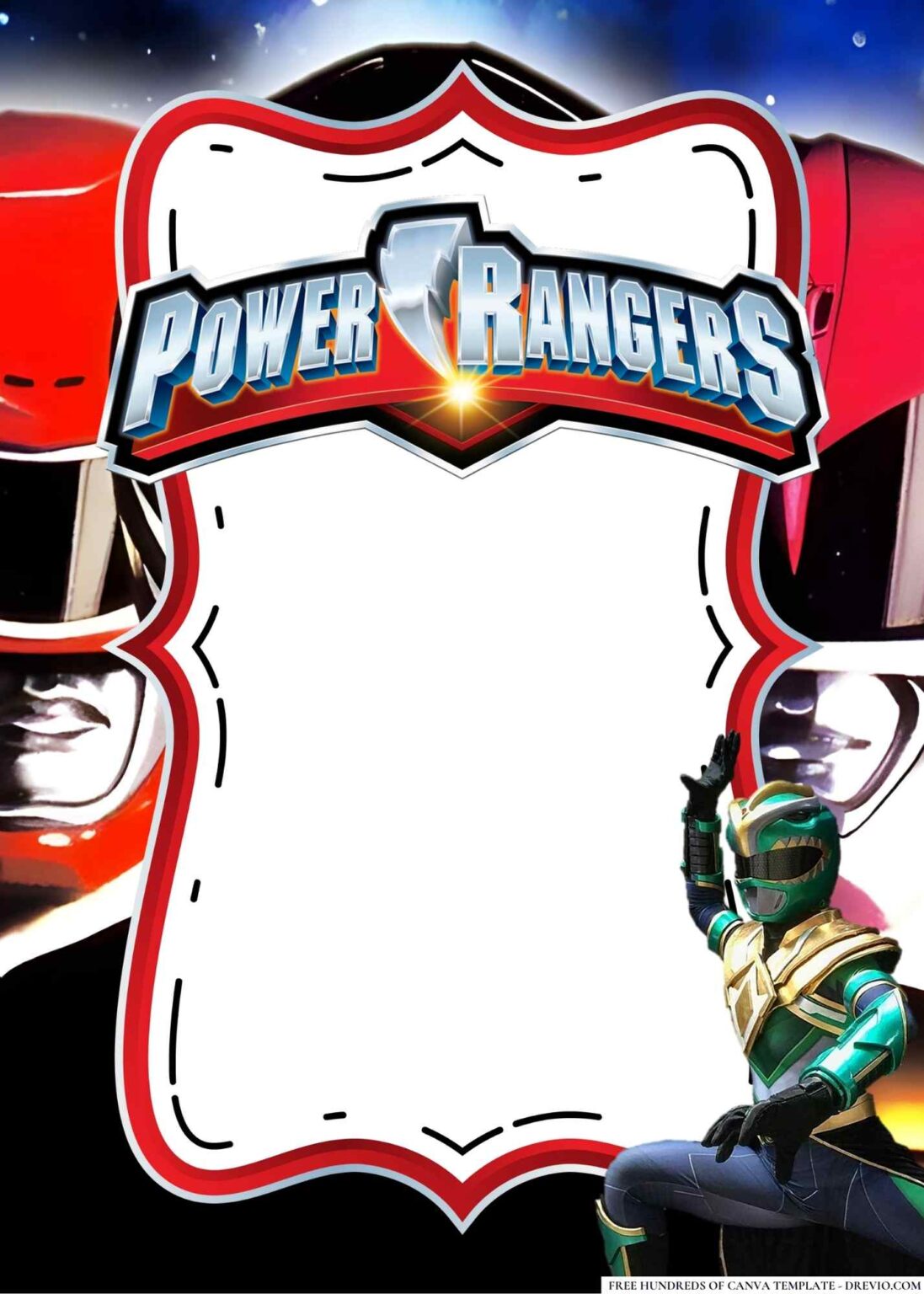 Power Rangers Birthday Party Planner