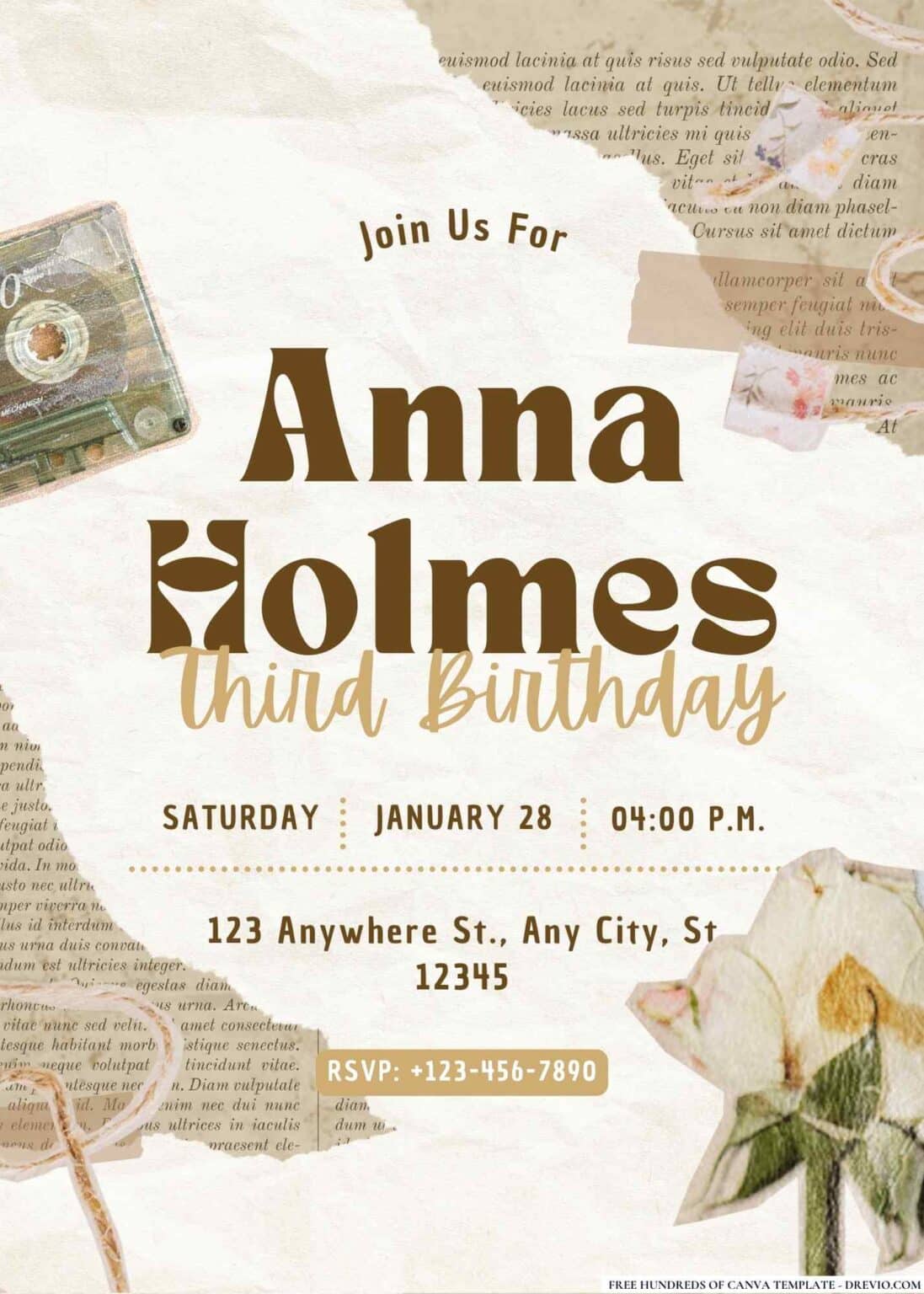 Dust Off the Dance Cards! Vintage Birthday Invitations + Gala Ideas