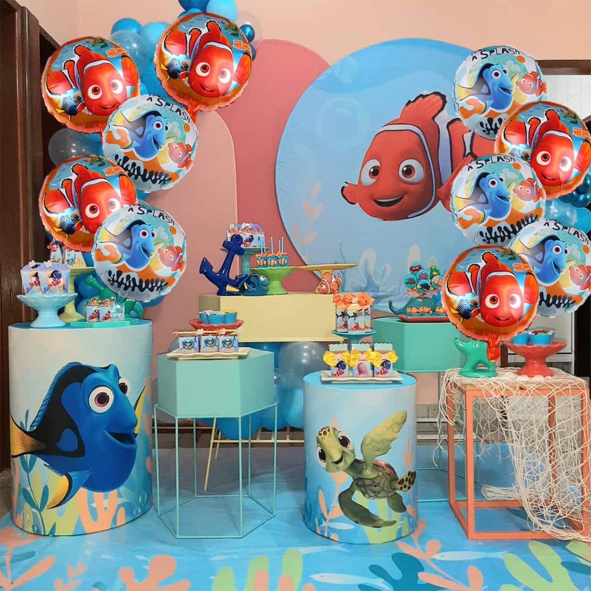 FREE Editable Finding Nemo Birthday Invitations