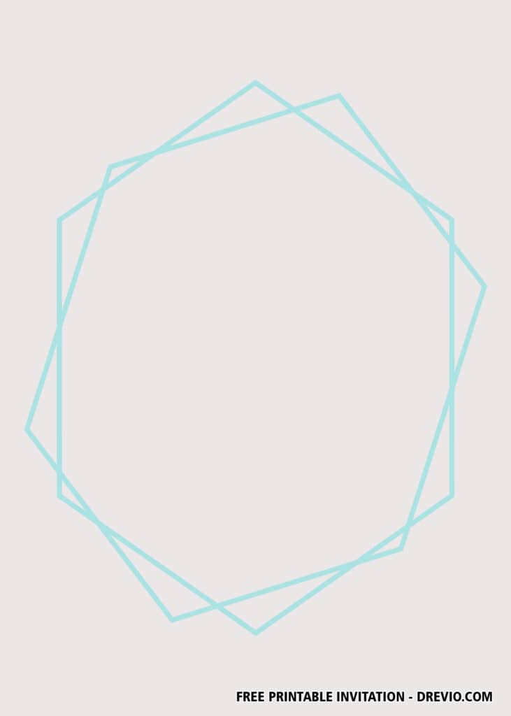 Unleash Your Inner Sparkler! Glittering Gold Geometric Birthday Invitations