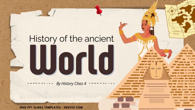 (Free Canva Template) Engaging History Class PPT Slides Templates For Kids