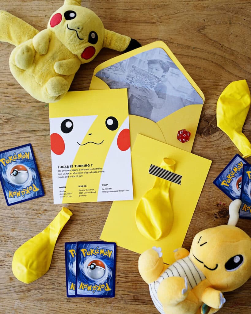 Free Pokemon Birthday Invitations