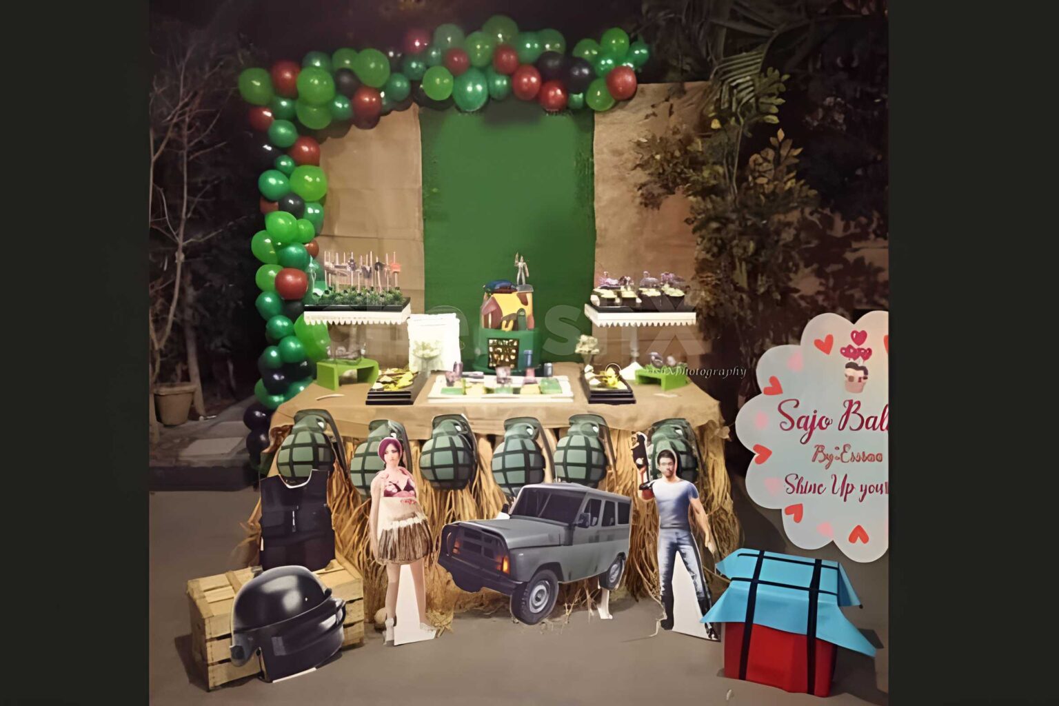 (Free PDF Invitation) Epic PUBG Party Royale! Birthday Invitations