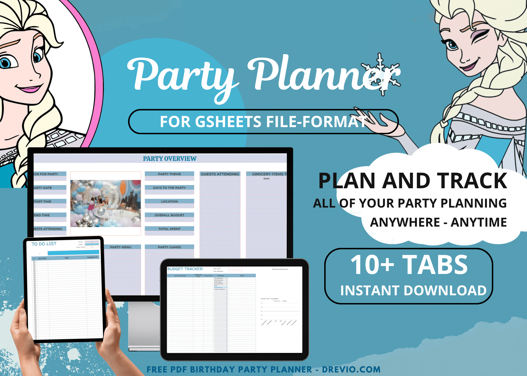 Elsa Frozen Birthday Party Planner