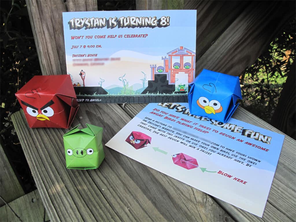 Create Quirky Angry Birds Invitations