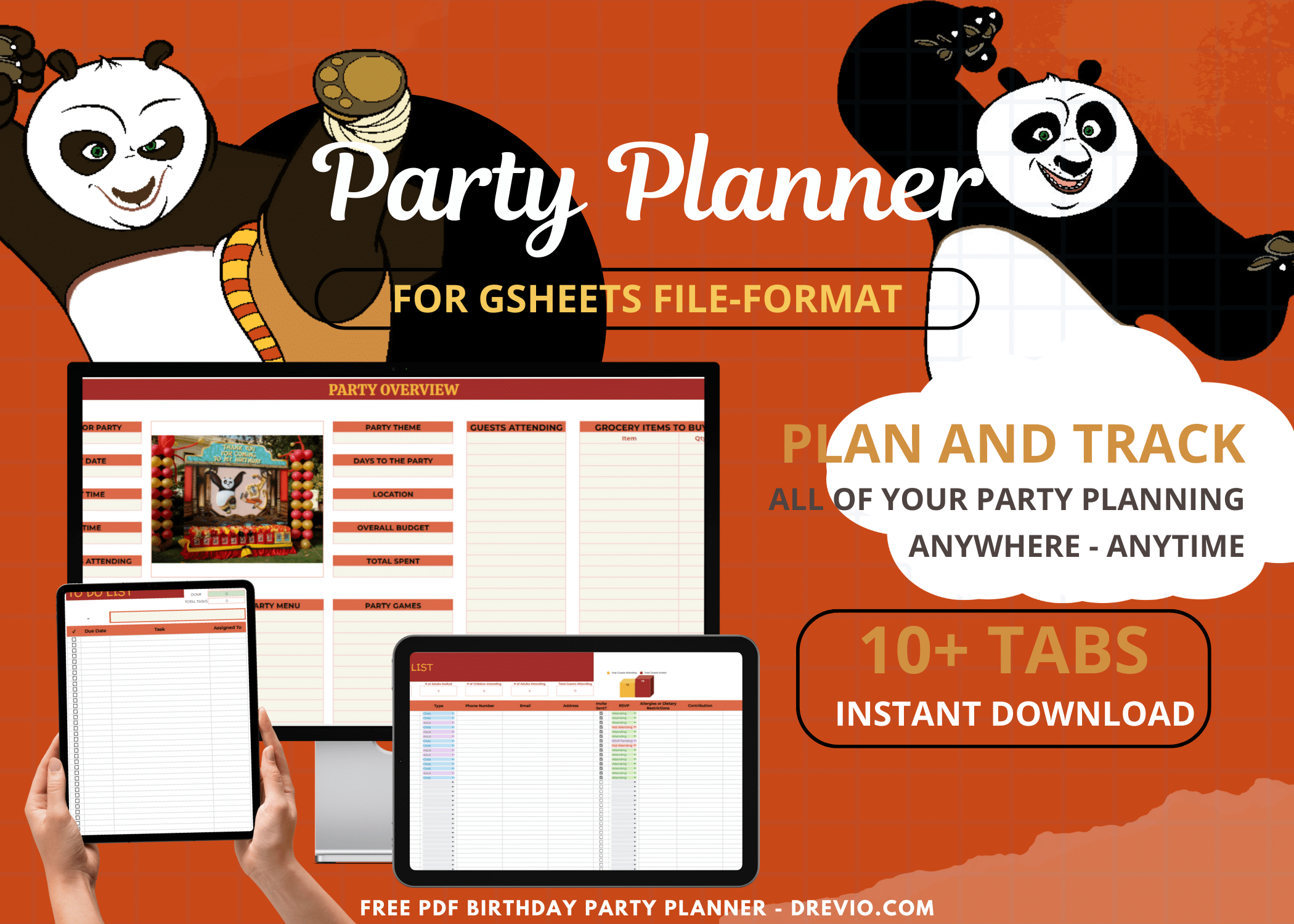 Kung Fu Panda Birthday Party Planner