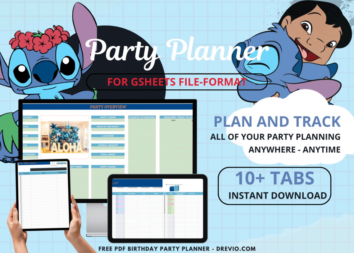 Lilo & Stitch Birthday Party Planner