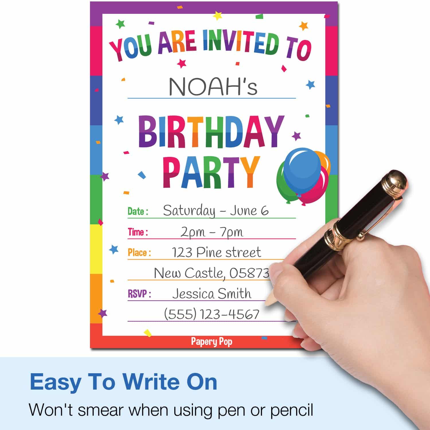 Make the Best Happy Birthday Invitations