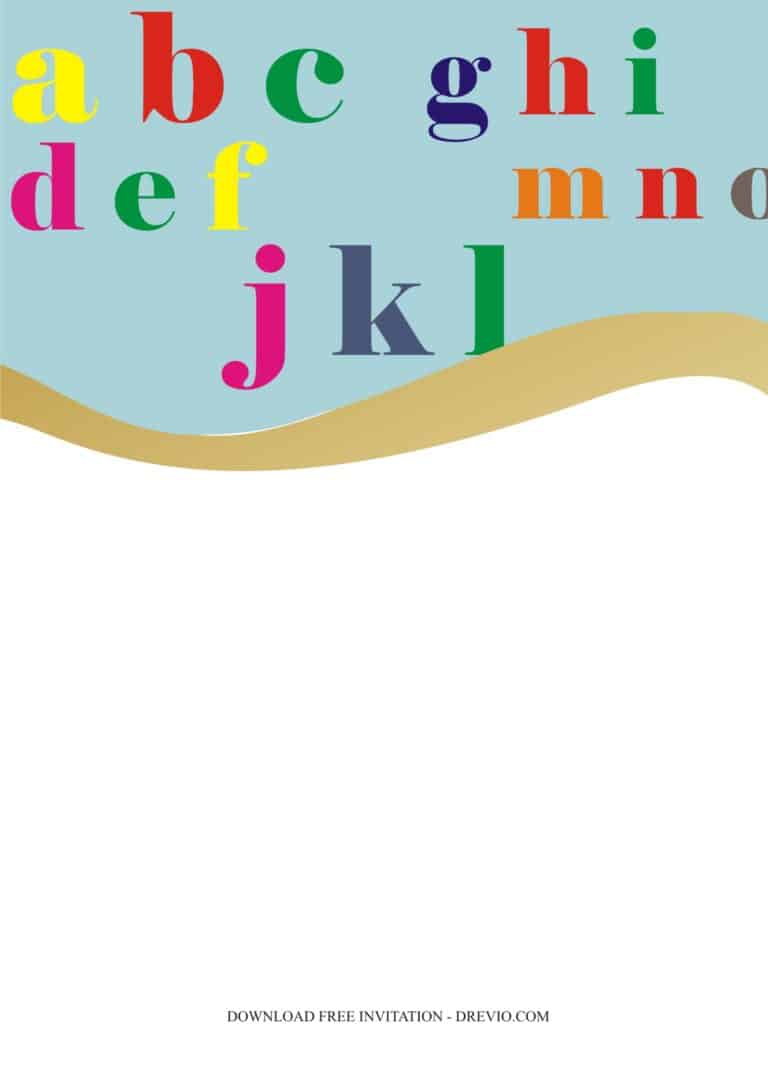 ABC Birthday Invitations: Fun, Creative Designs for Kids' Parties