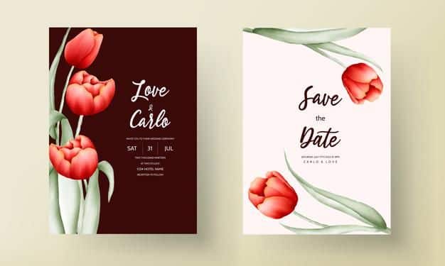 Tulip Wedding Invitations 101: Choosing the Perfect Invitation for Your ...