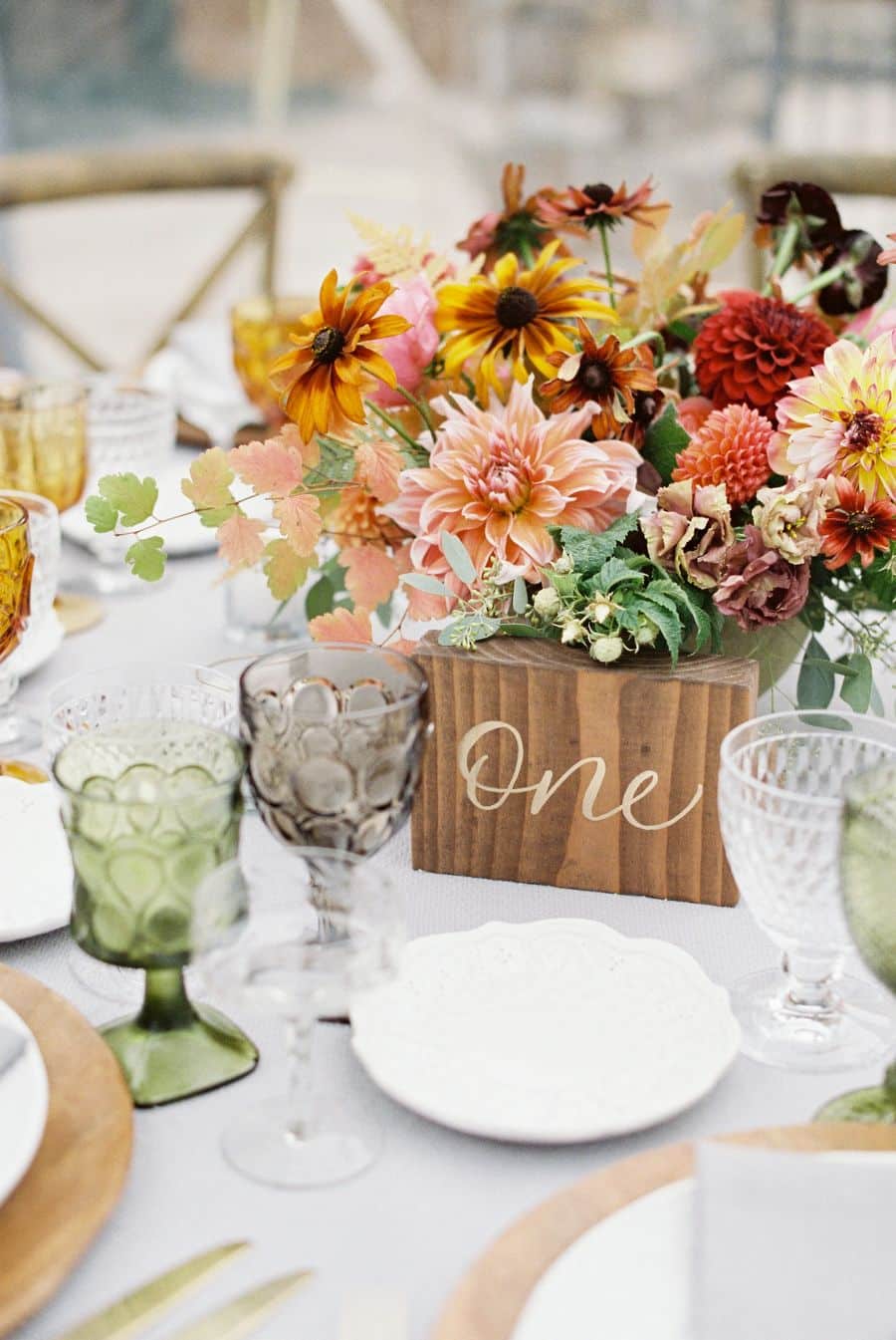 Fall Foliage Wedding Party Planner