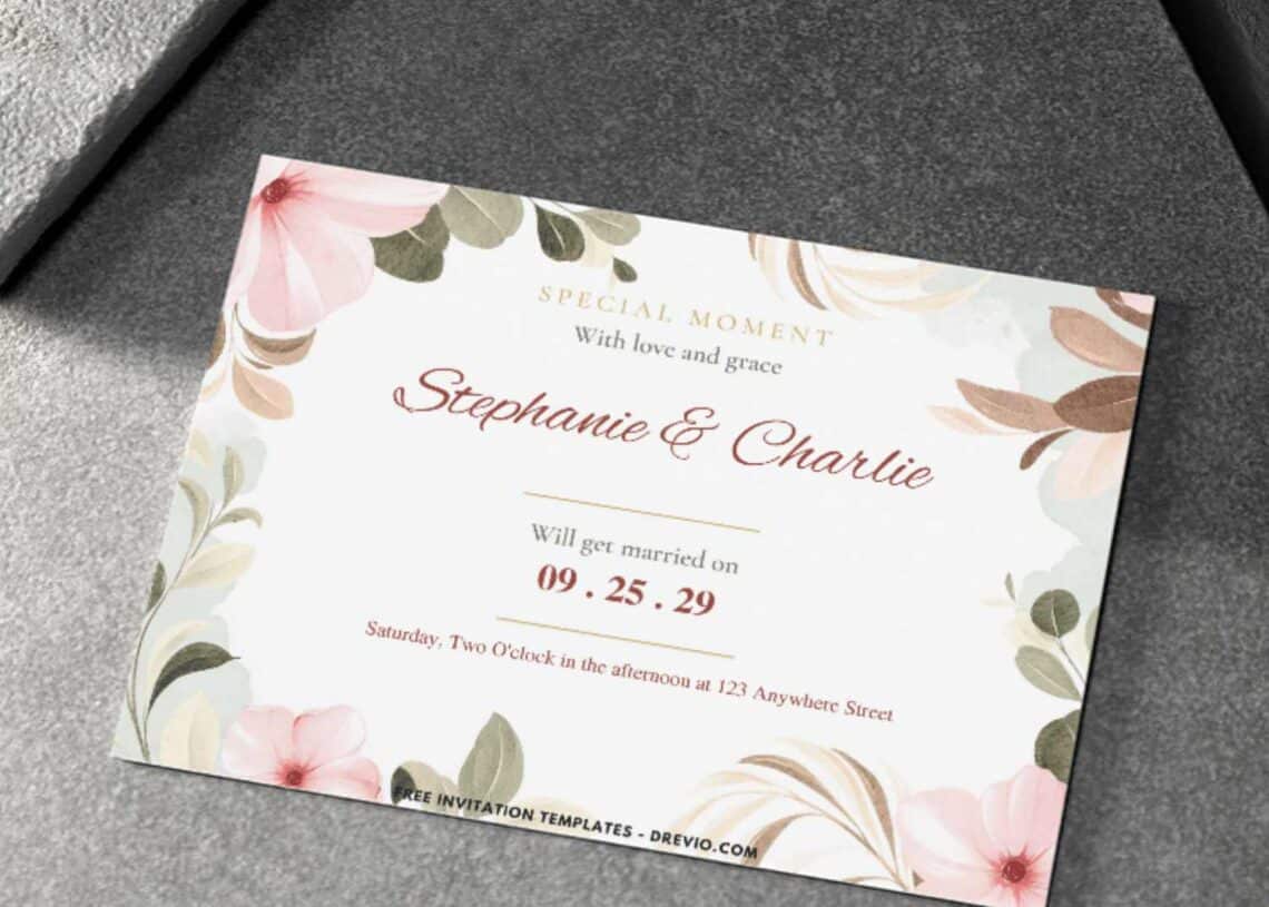 Editable PDF Invitation Templates • Drevio