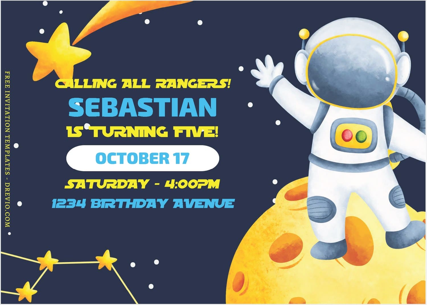 How to Make Your Astronaut Birthday Invitations Interactive