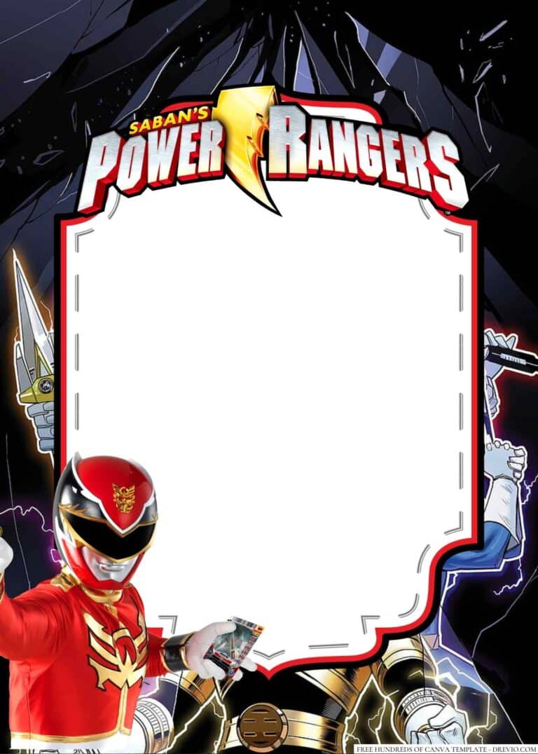 Last-Minute Power Rangers Invitations: Creative Ideas to Save the Day