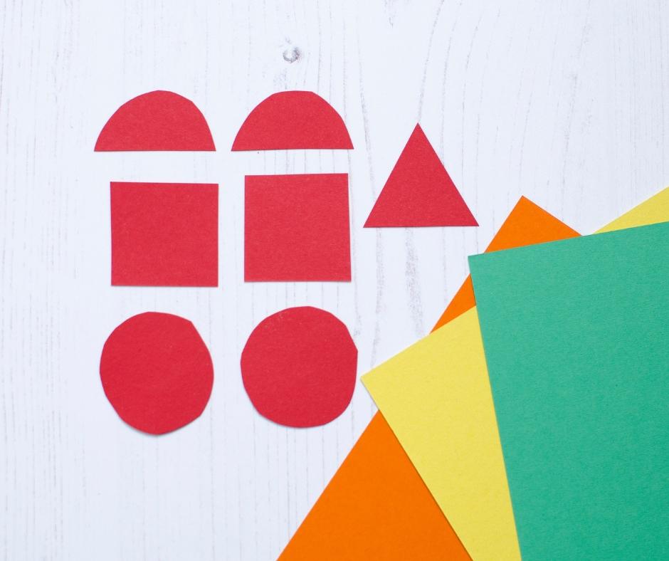 Color & Cut Matching Game Printables for Kids
