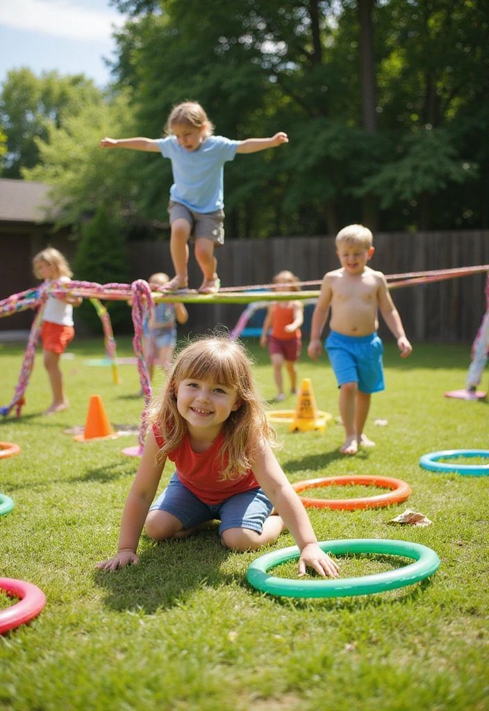 Backyard Obstacle Course Ideas Using Stuff You Already Have
