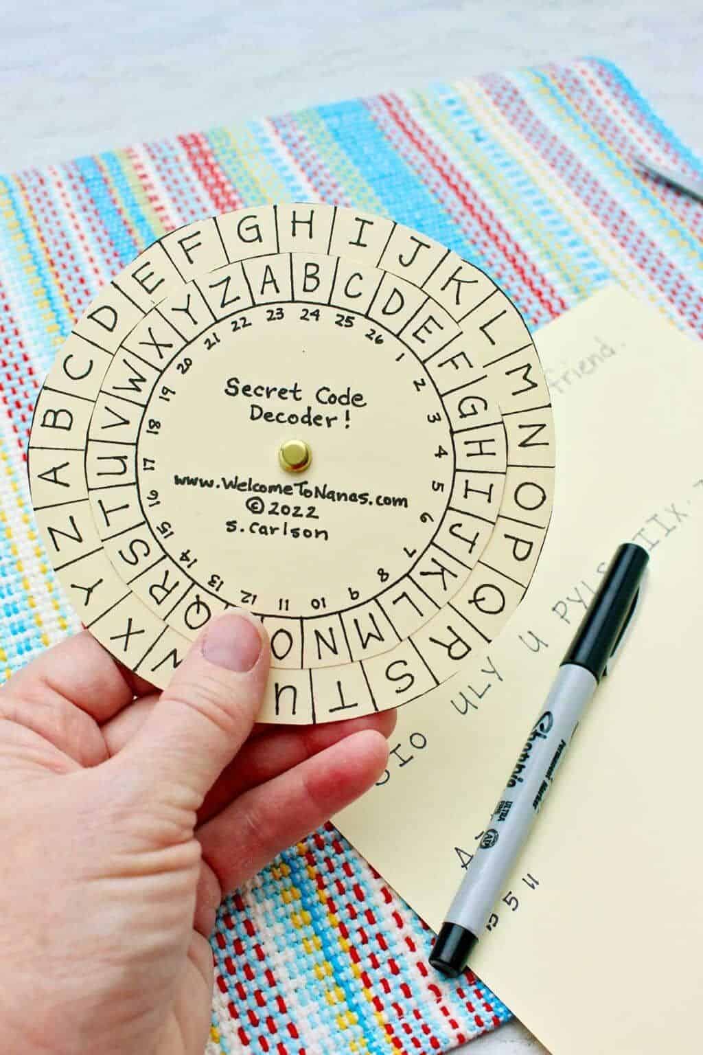 Secret Code Printables for Little Detectives in Summer