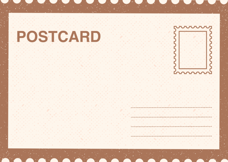 DIY Printable Postcard Kit to Write and Send Fun!