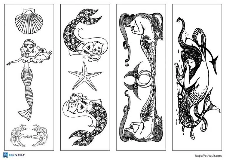 DIY Summer Bookmarks Printable & Colorable