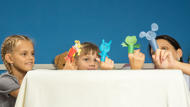 FREE Printable Finger Puppets with Learning Themes