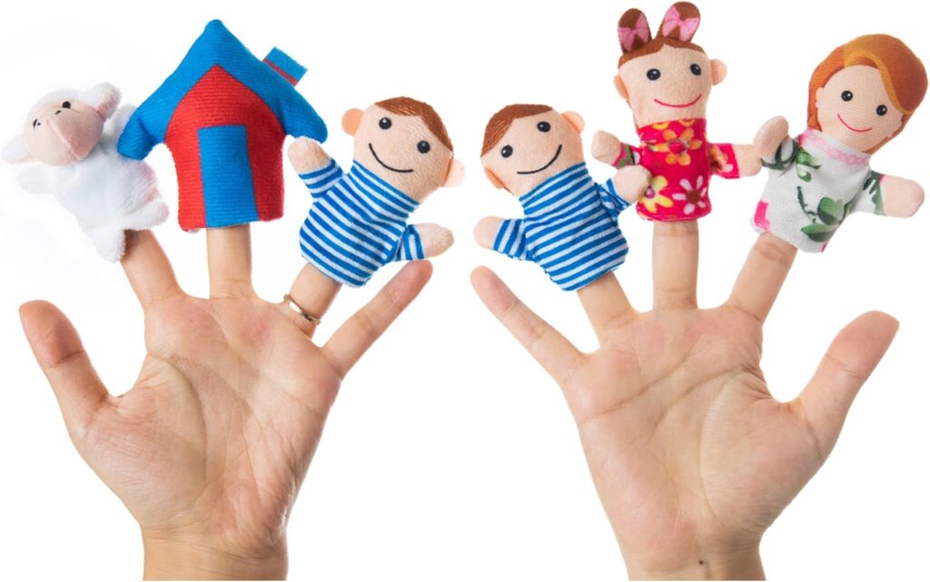 FREE Printable Finger Puppets with Learning Themes