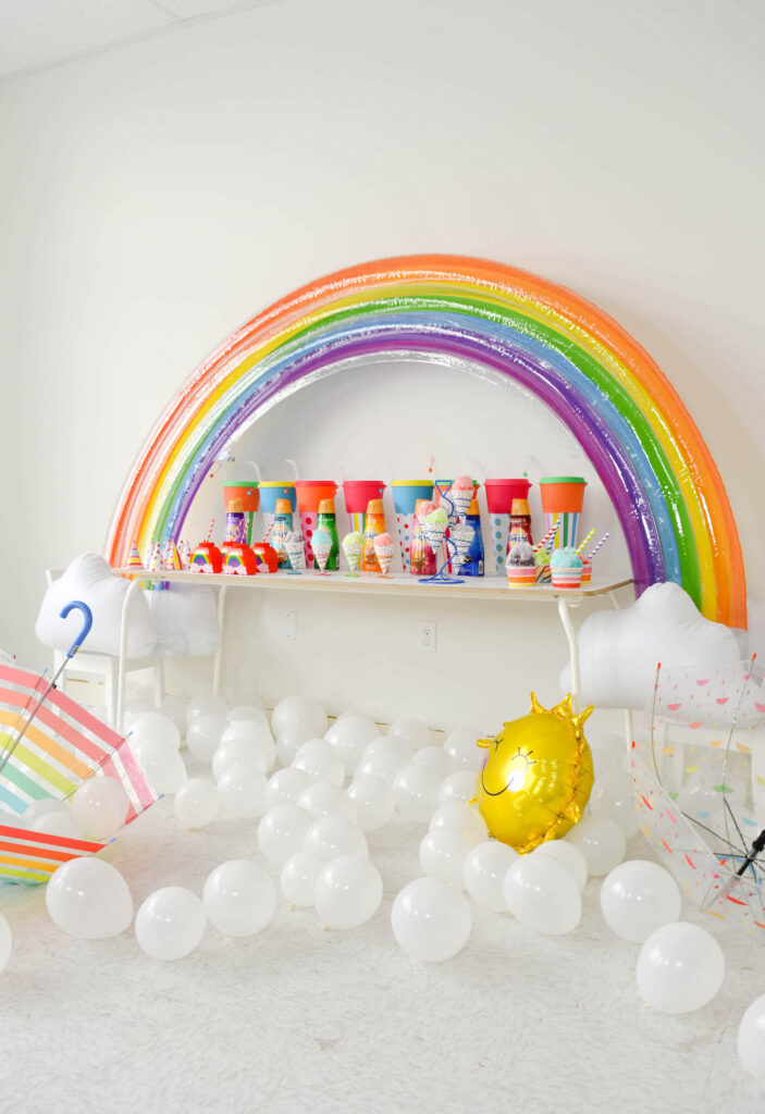 Free Rainbow Ruby Birthday Invitations