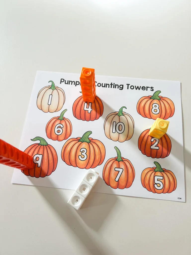 Counting Pumpkins Fun Math Activity for Kids