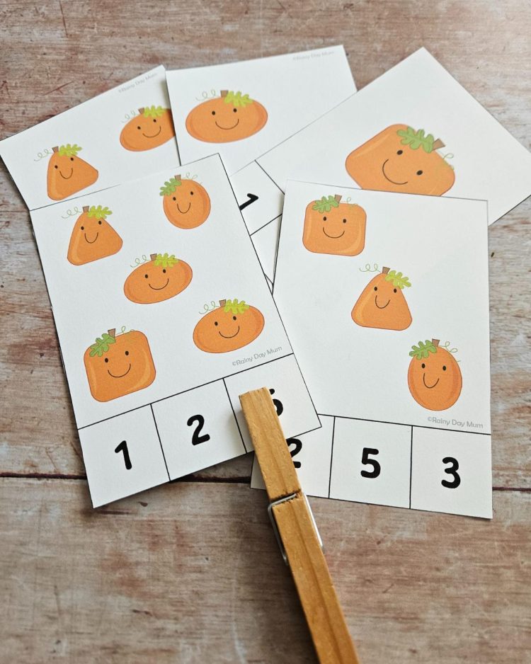 Counting Pumpkins Fun Math Activity for Kids