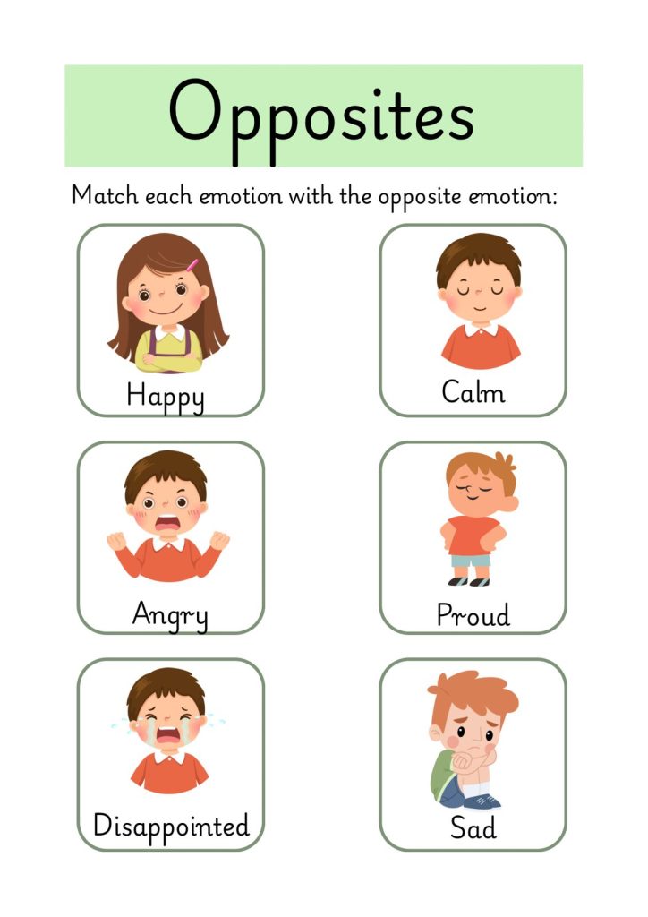 Fall Opposites Matching for Kids (FREE Printable)