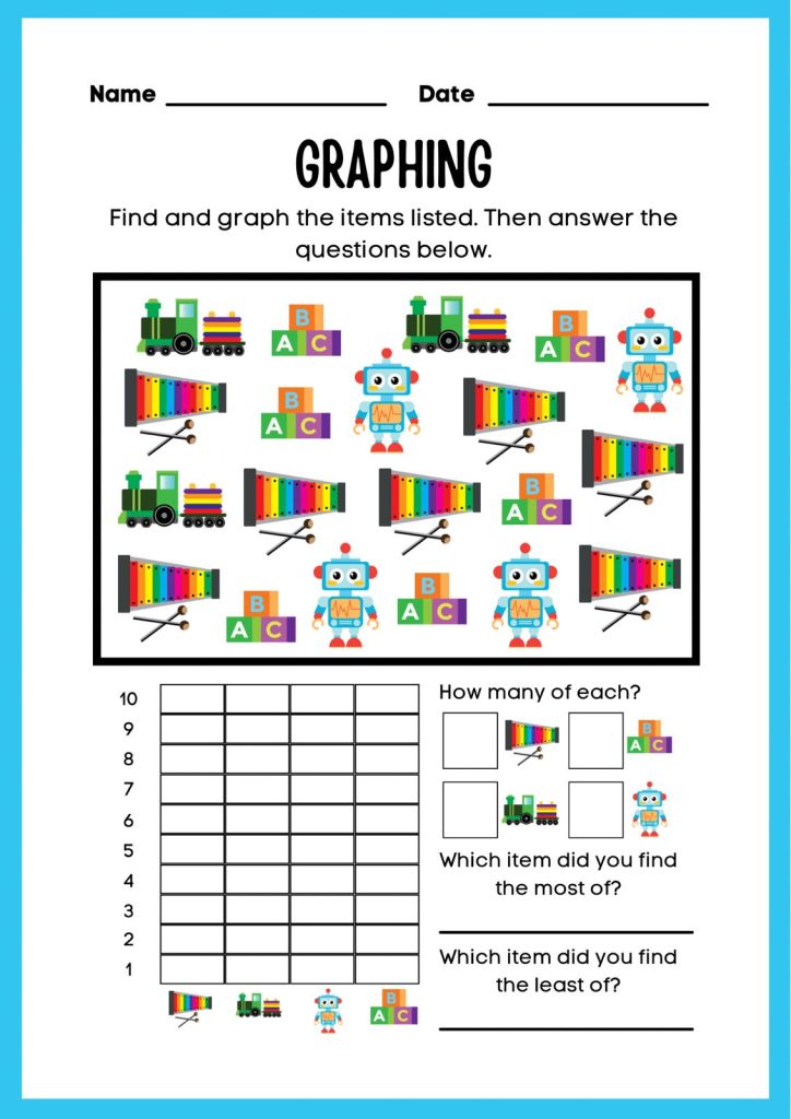 Free Printable Fall Graphing Activity for Kids