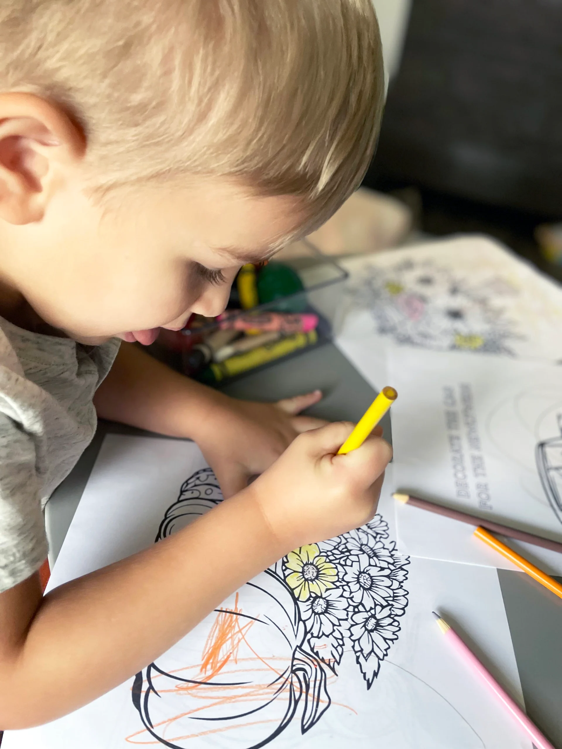 Fruits Themed Coloring Pages (FREE Printable)