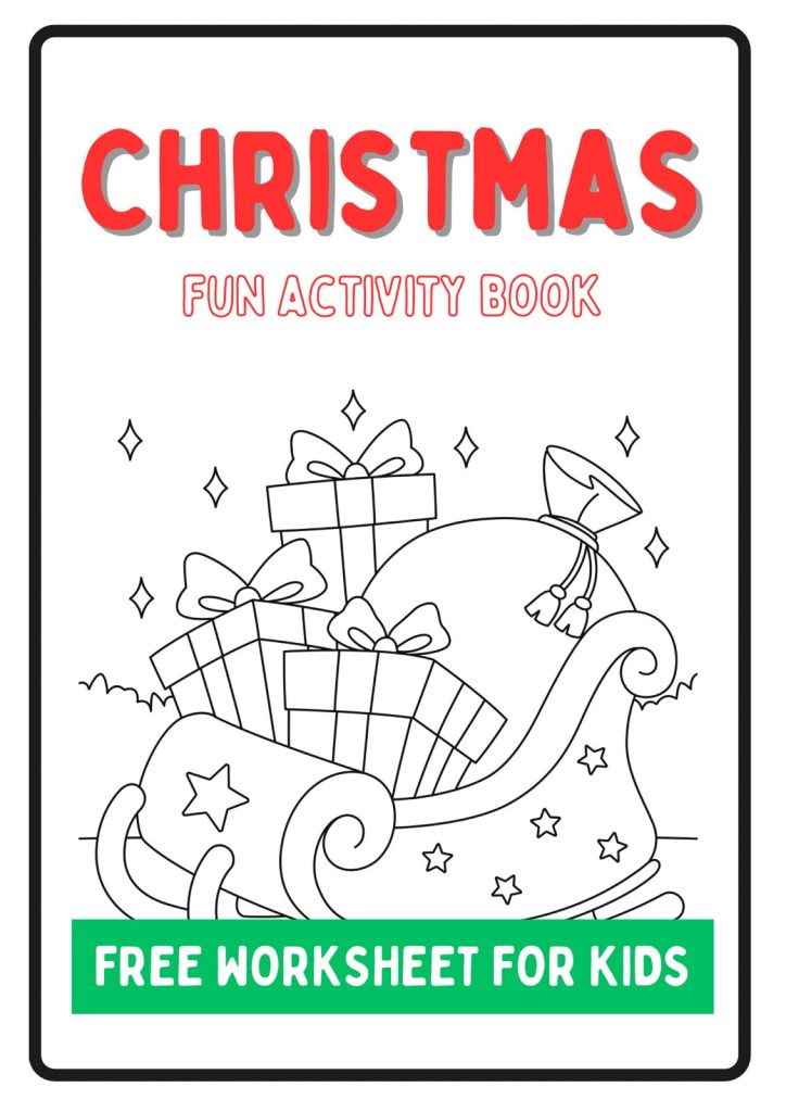 Free Worksheet Christmas Fun Activity Book