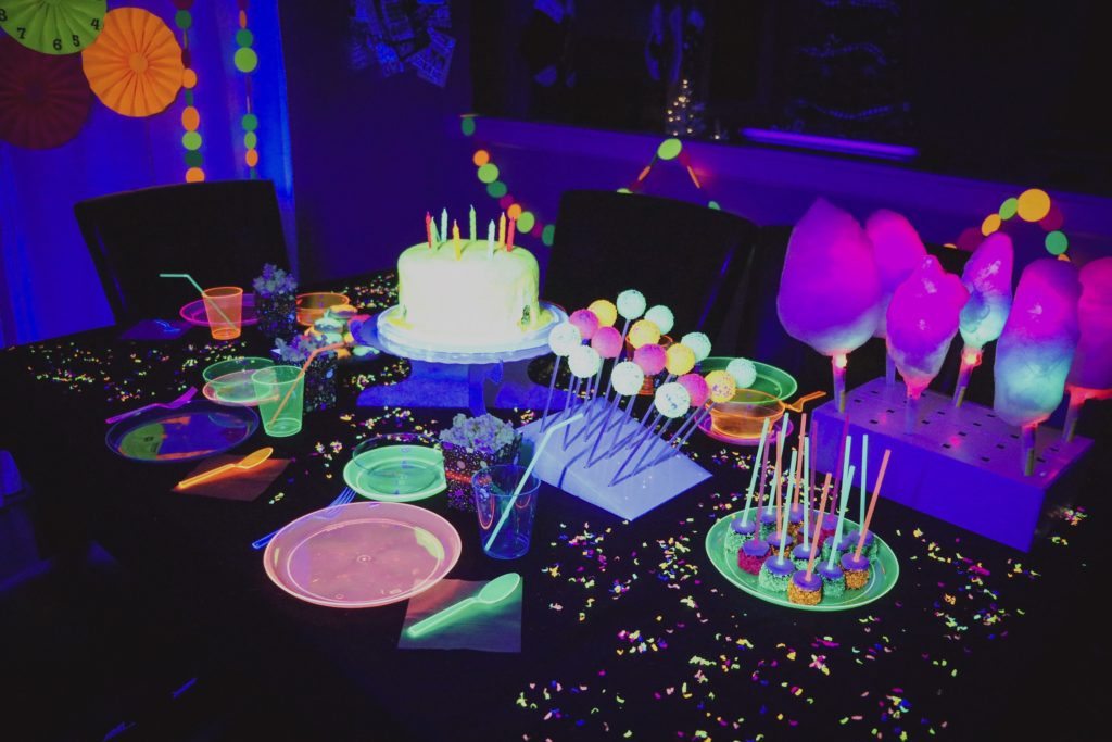 New Year Glow Party Ideas