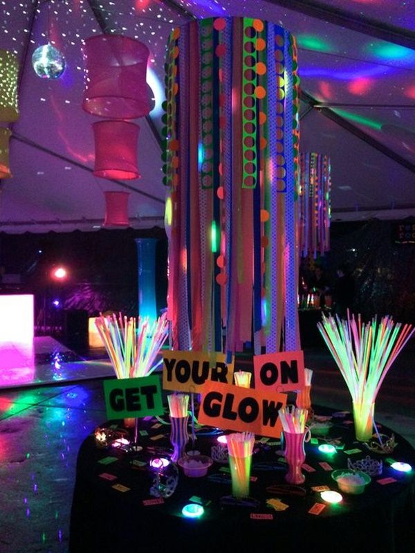 New Year Glow Party Ideas