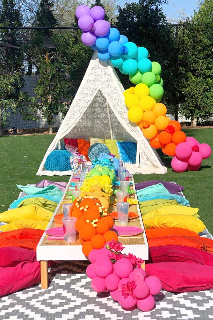 New Year Rainbow Party Ideas