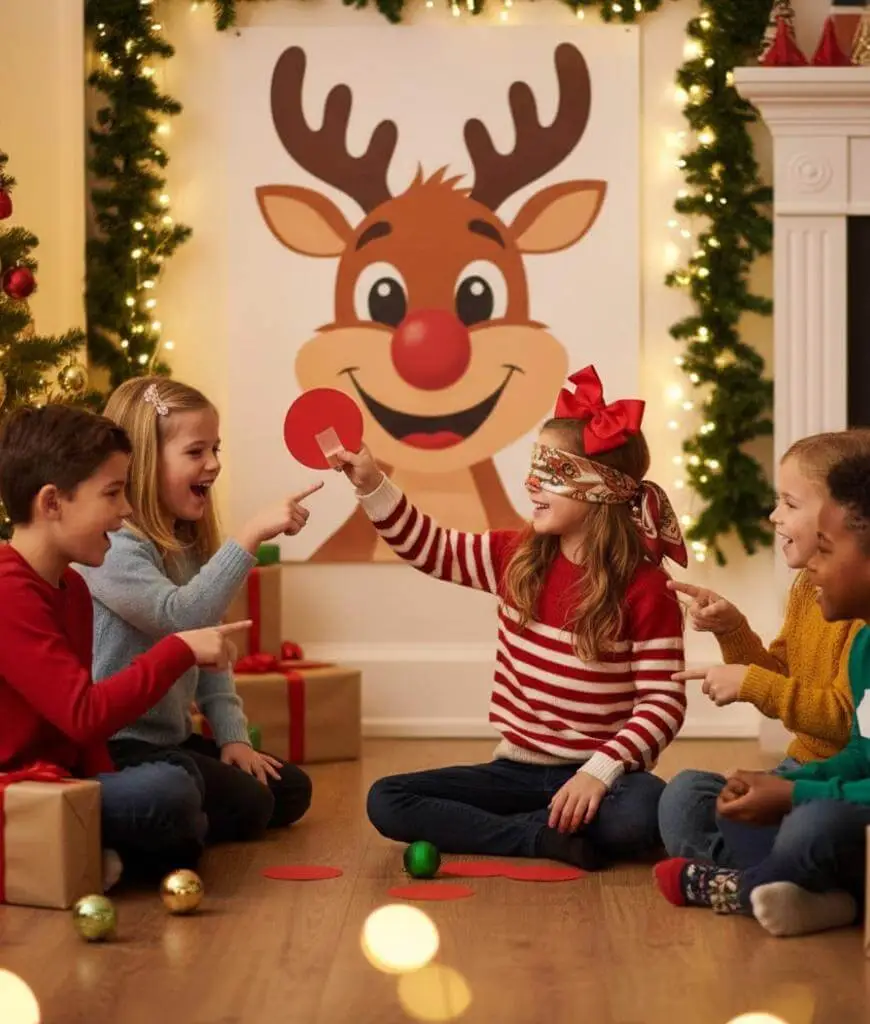 Reindeer Christmas Party Games for Kids