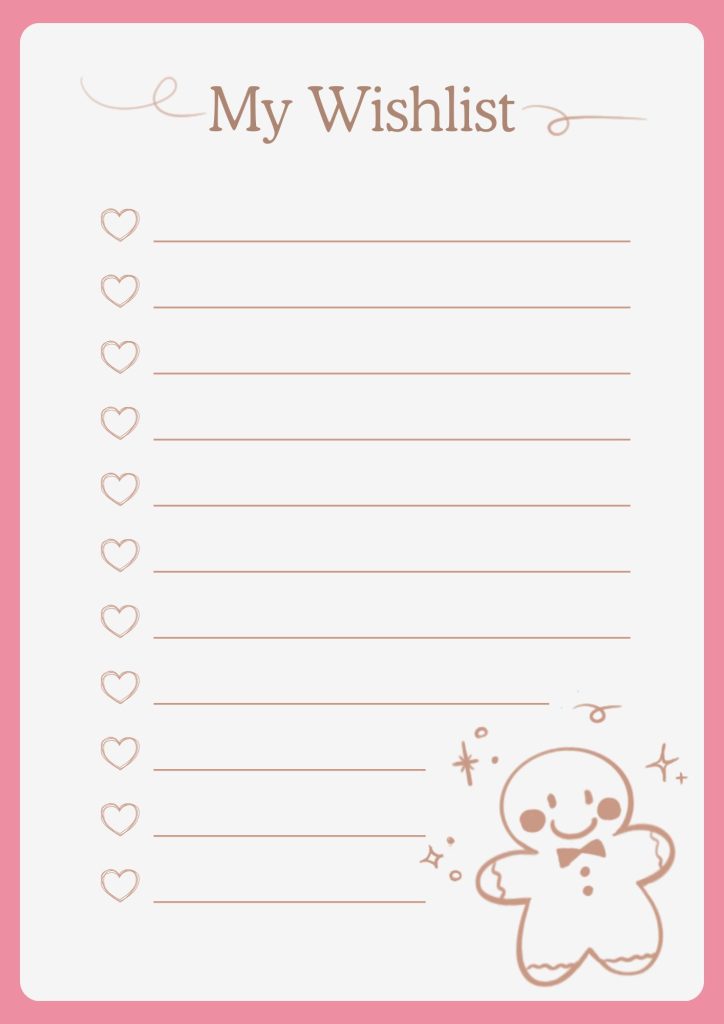 FREE New Year Wish List Printable