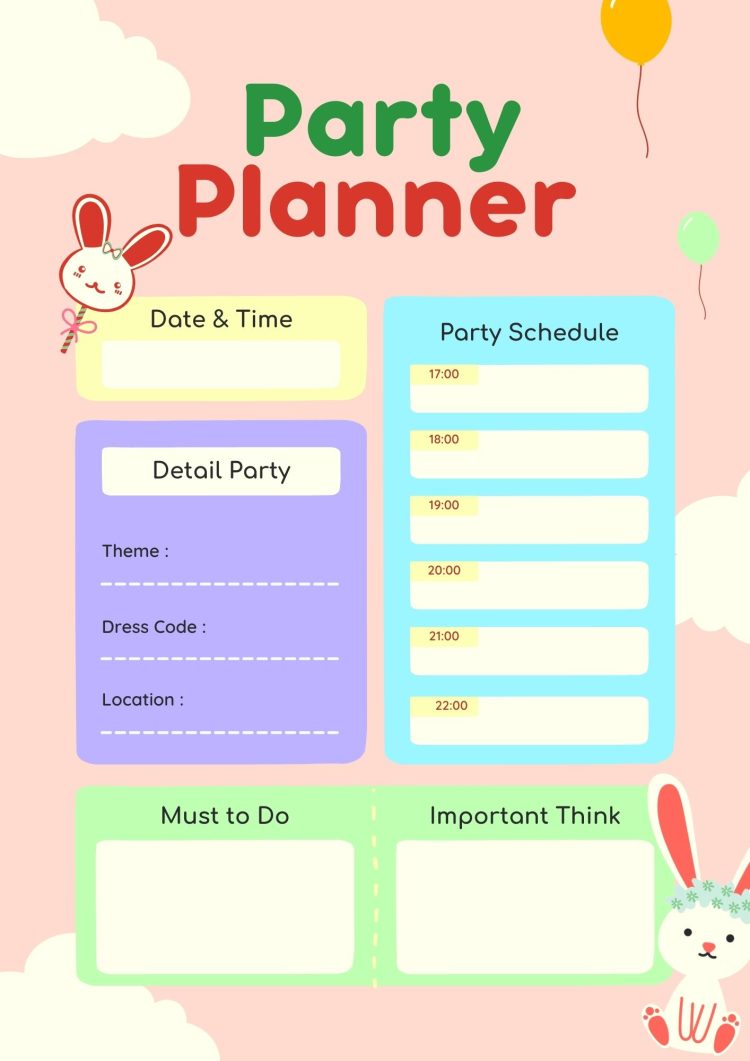New Year Party Planning Checklist