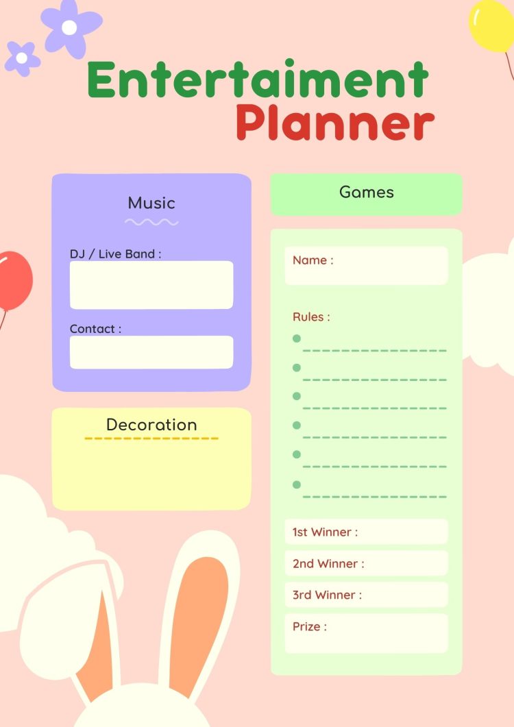 New Year Party Planning Checklist