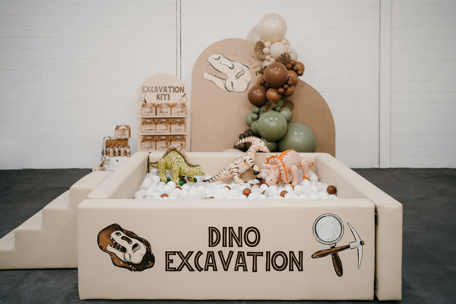 Dinosaur Excavation Birthday Party + Free Invitations